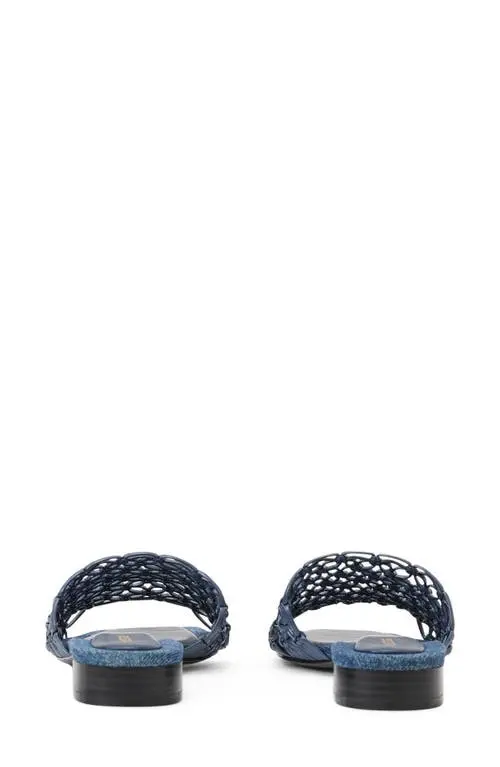 REISS Mabel Slide Sandal - Blue