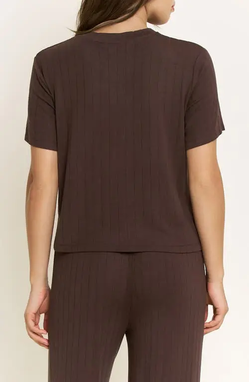 Honeydew Intimates Cloud Modal Tee - Chocolate