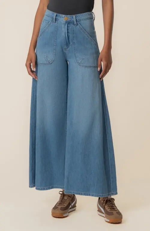 Kut From The Kloth Blake High Waist Super Wide Leg Jeans - Simulated