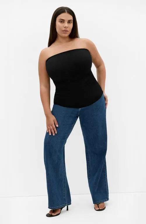 City Chic Halo Ruched Tube Top