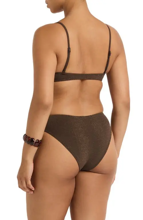 Bond Eye Olivia Metallic Briefs - Walnut