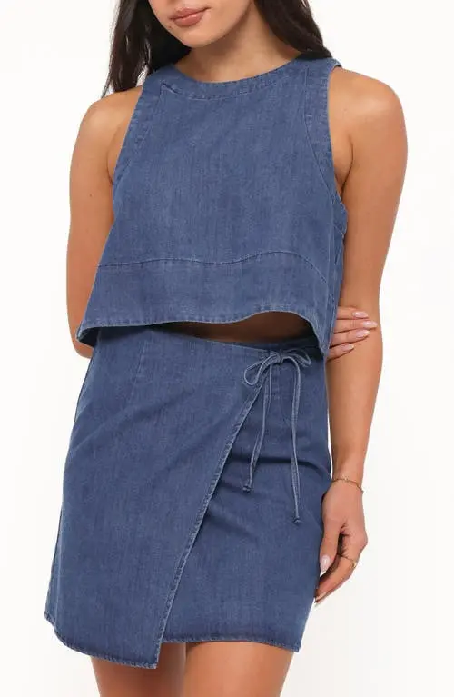 PETAL & PUP Siena Sleeveless Boxy Crop Top