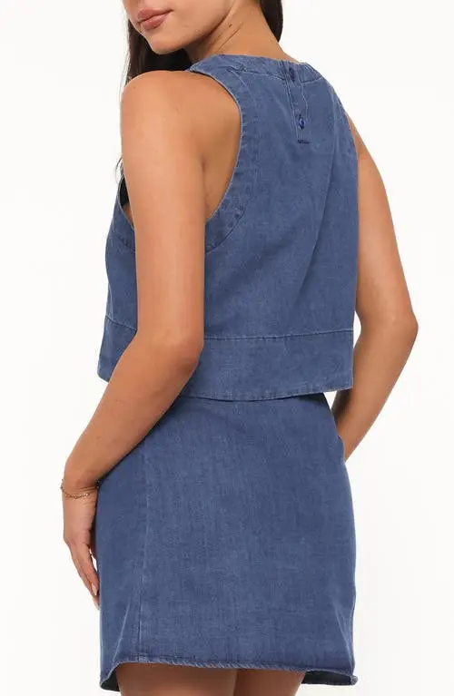PETAL & PUP Siena Sleeveless Boxy Crop Top