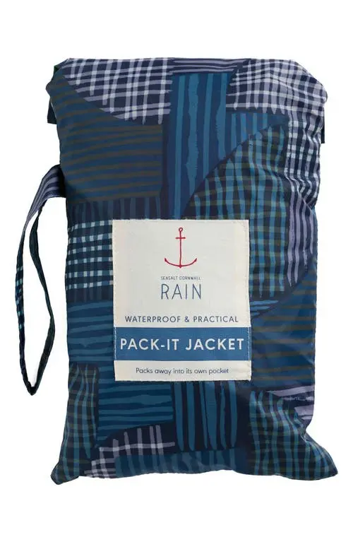 SEASALT CORNWALL Packable Waterproof Hooded Raincoat
