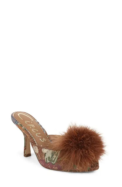 CIRCUS NY BY SAM EDELMAN Glenda Fluff Mule - Berry Blush Multi