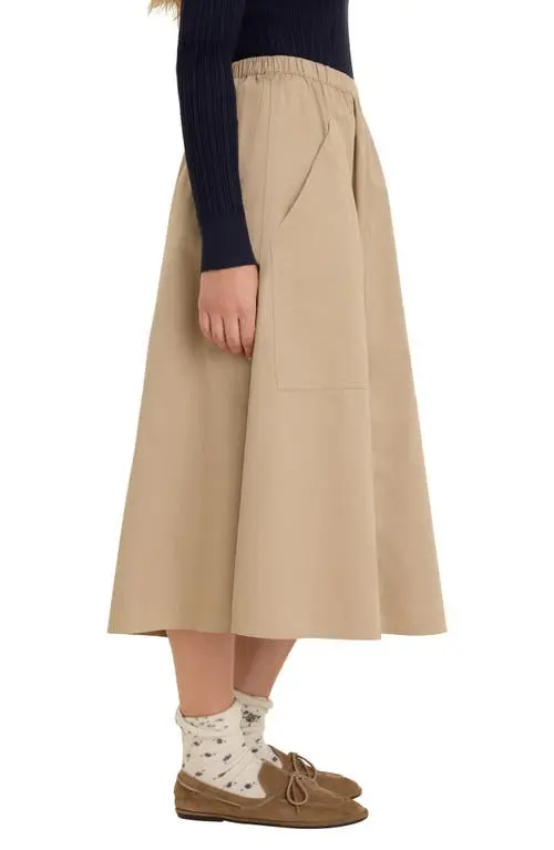 NZ BY NIC AND ZOE Cotton Twill Cargo A-line Skirt