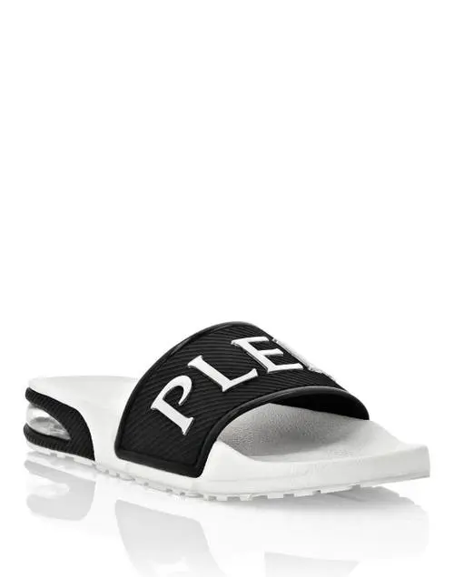 PLEIN SPORT Slides - White/black