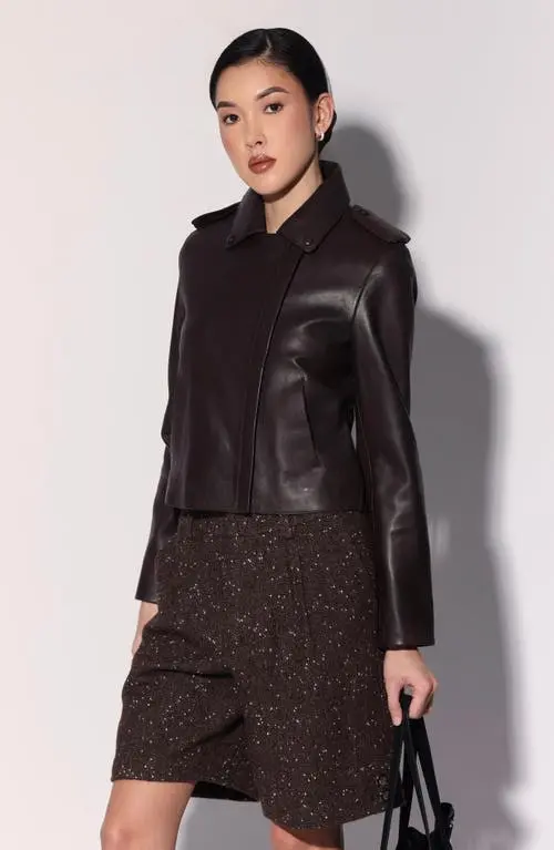 Walter Baker Trevor Leather Jacket - Mocha