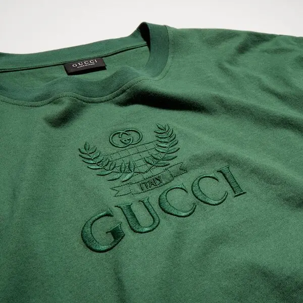 Gucci Cotton Jersey T-shirt With Embroidery
