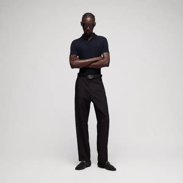 Gucci Suede Horsebit Loafer - Black