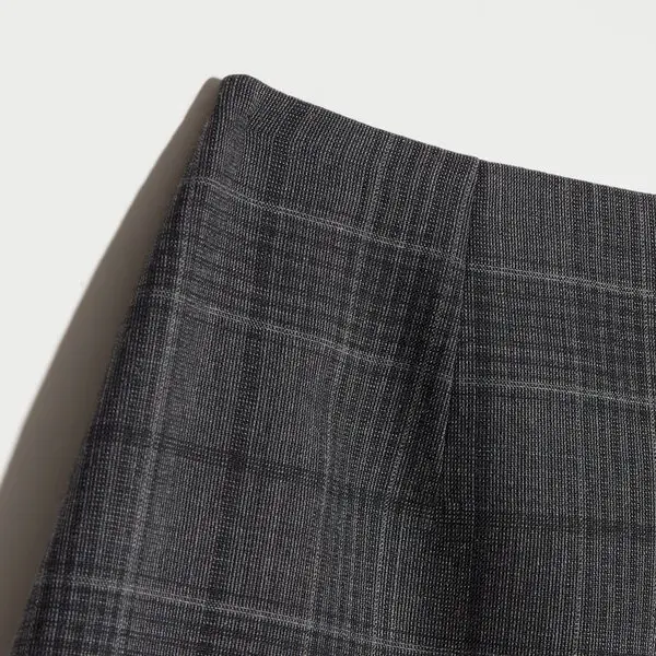 Gucci Checked Fine Wool Mini Skirt