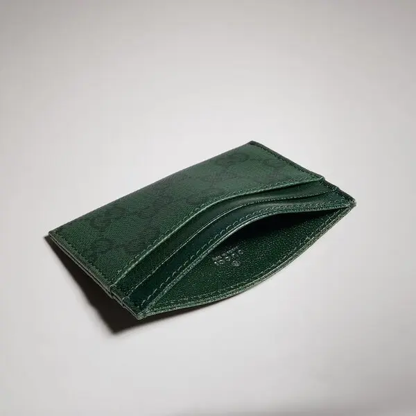 Gucci Essence Classic Card Case Original Gg Fabric