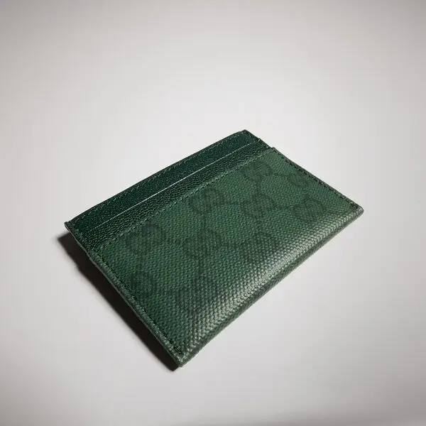 Gucci Essence Classic Card Case Original Gg Fabric