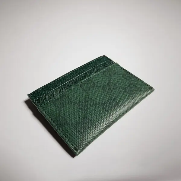 Gucci Essence Classic Card Case Original Gg Fabric