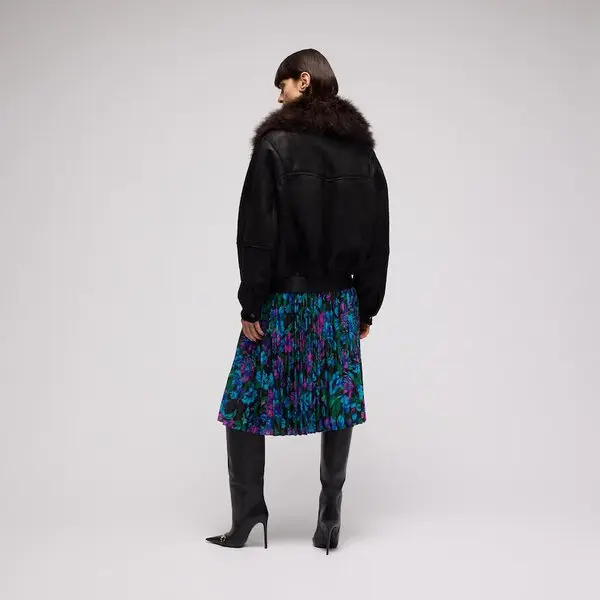 Gucci Printed Silk Crêpe De Chine Midi Skirt