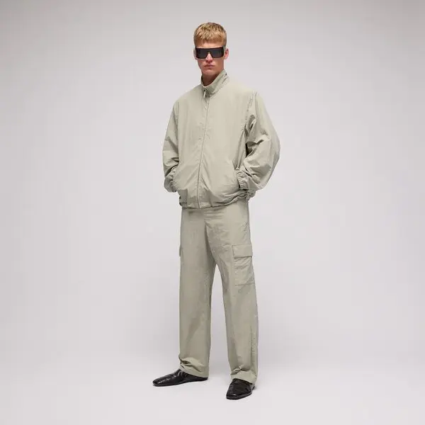 Gucci Froissé Nylon Faille Cargo Pants