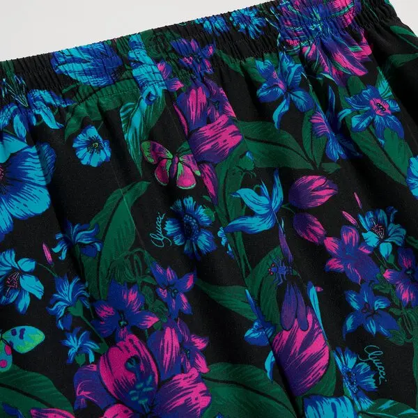 Gucci Printed Silk Leisure Pants