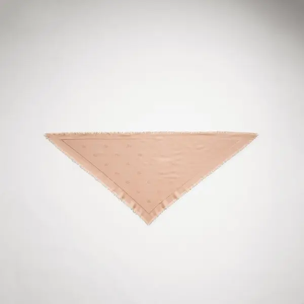 Gucci Double G Silk Wool Shawl