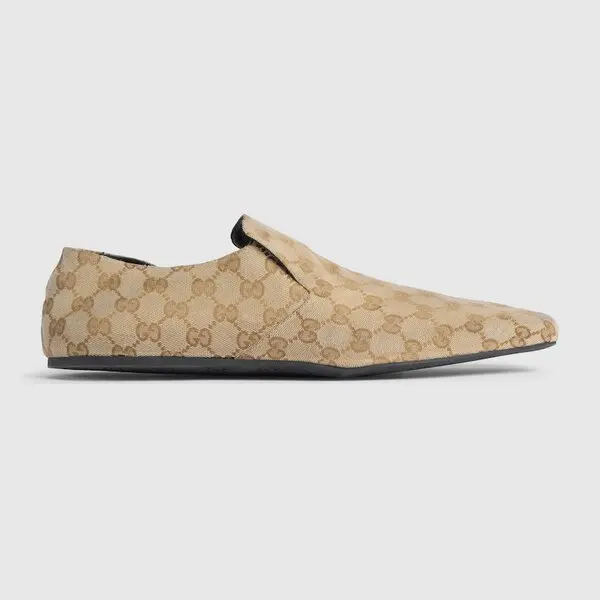 Gucci Cupertino Loafer Gg Canvas - Beige