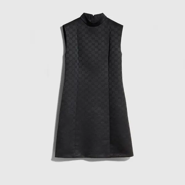 Gucci Gg Viscose Jacquard Dress Ready-to-wear - Black