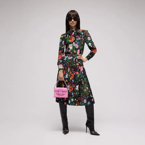 Gucci Horsebit Duomo Small Top Handle Bag In Leather