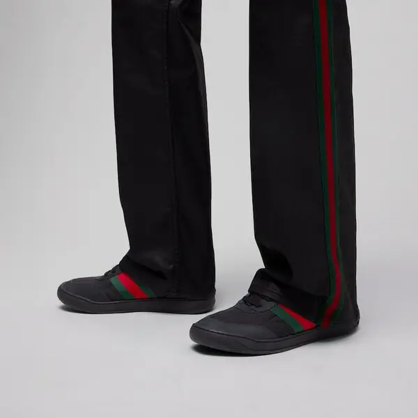 Gucci Padded Nylon Screener Sneakers - Black
