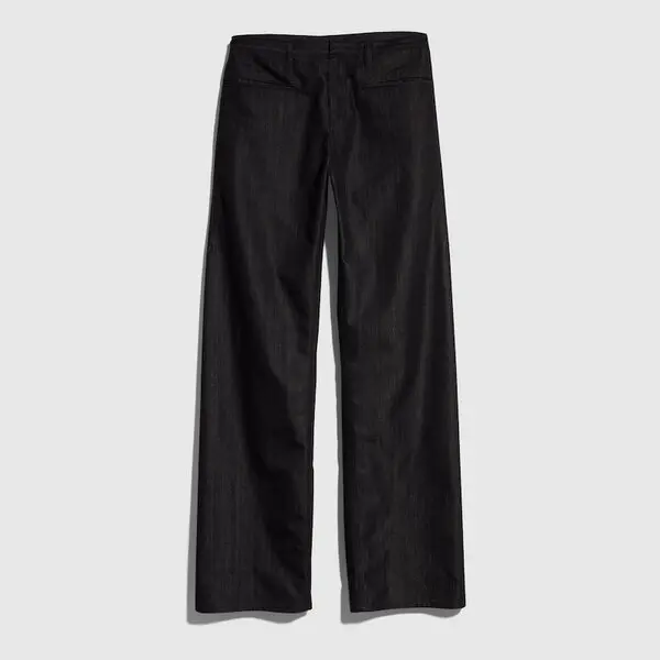 Gucci Loose Fit Cotton Blend Denim Pants