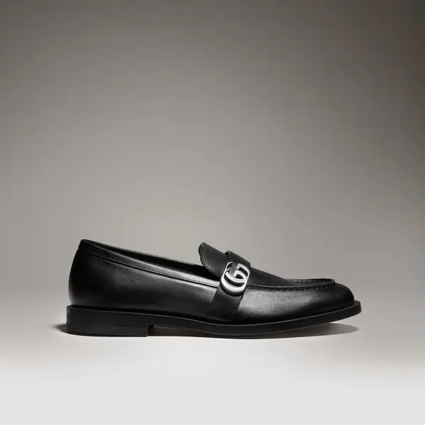 Gucci Loafer With Double G Leather