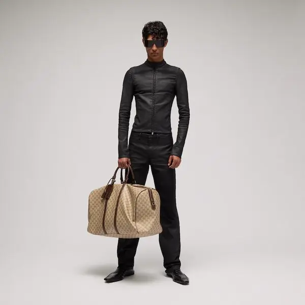 Gucci Essence Classic Large Duffle Bag Gg Canvas