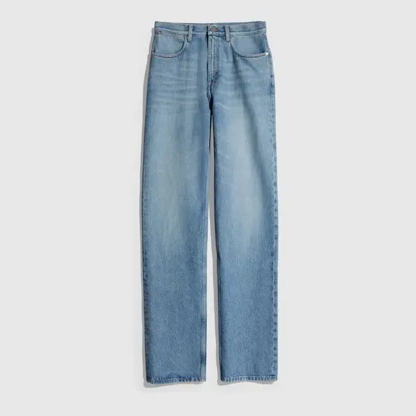 Gucci Bleached Stone Washed Denim Pants - Blue