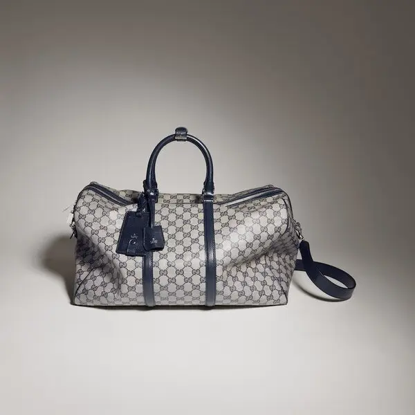 Gucci Essence Classic Medium Duffle Bag Gg Canvas