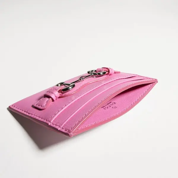 Gucci Card Case With Horsebit Leather