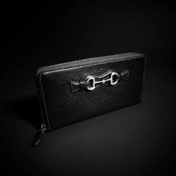 Gucci Zip Around Wallet With Horsebit Leather