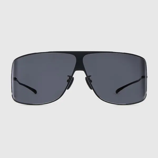 Gucci Mask Frame Sunglasses - Black