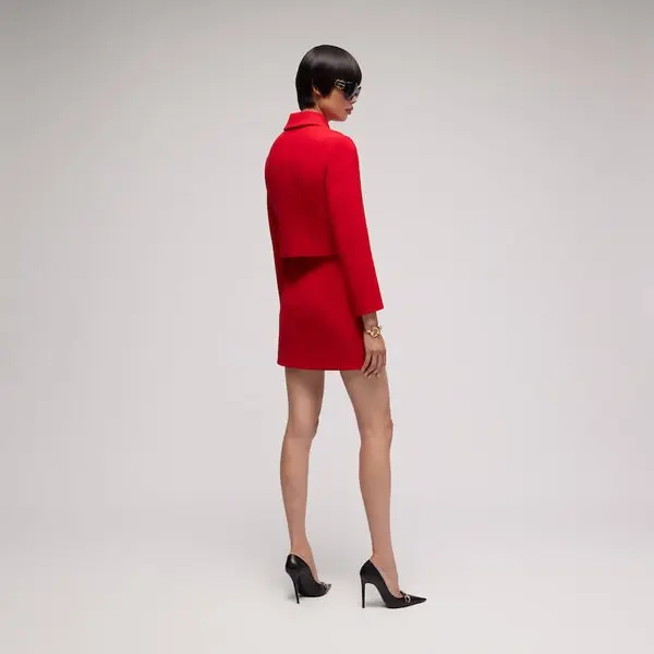 Gucci Crêpe Wool Jacket With Double G Button