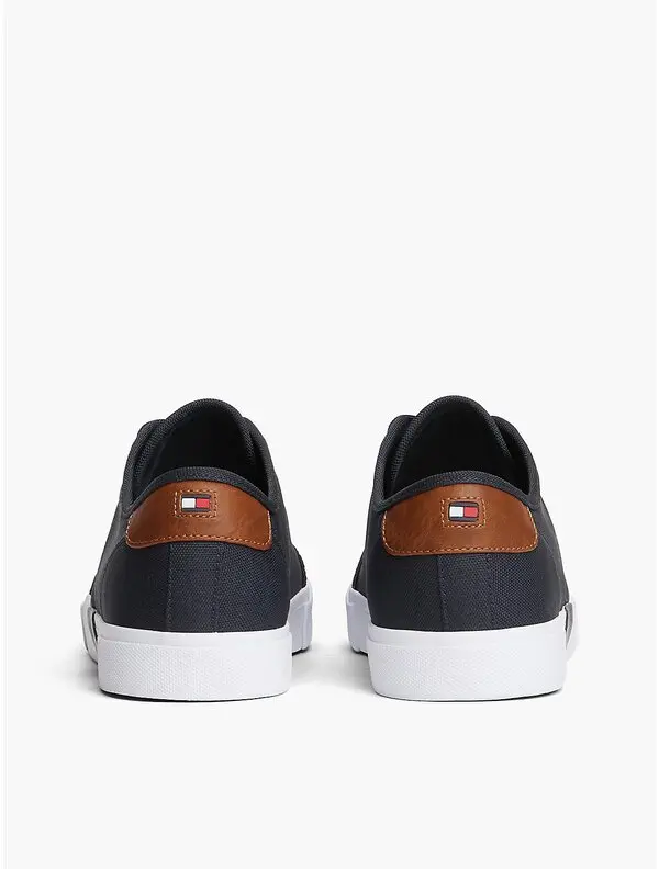 Tommy Hilfiger Canvas Low-top Sneakers With Cushioned Footbed