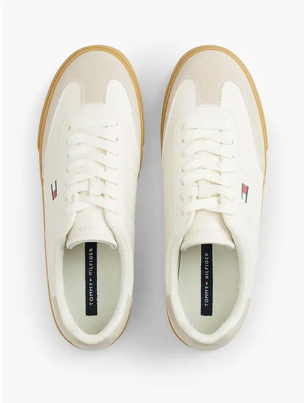 Tommy Hilfiger Flag Logo Lace-up Skater Sneakers