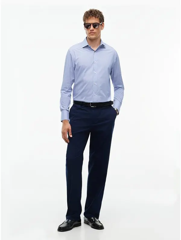 Tommy Hilfiger Regular Fit Thflex Check Dress Shirt 17/32
