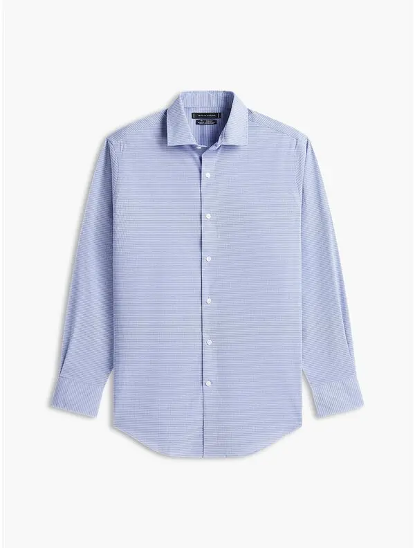 Tommy Hilfiger Regular Fit Thflex Check Dress Shirt 17/32
