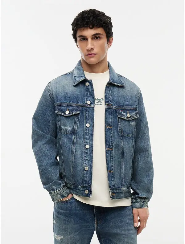 Tommy Hilfiger Distressed Denim Jacket