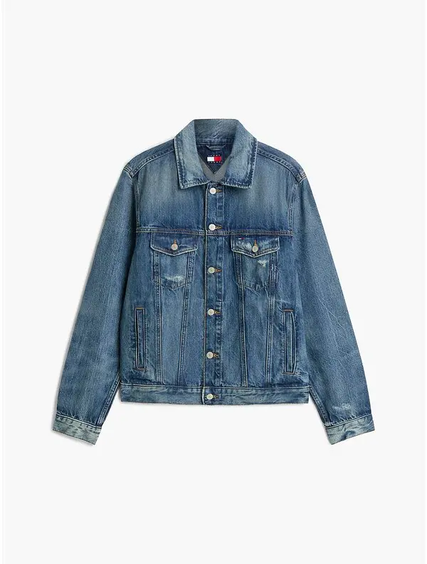 Tommy Hilfiger Distressed Denim Jacket