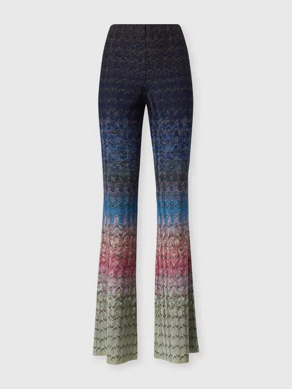 Missoni Dégradé Viscose Lamé Flare Trousers