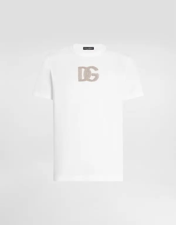 Dolce & Gabbana Cotton T-shirt With Patch - White