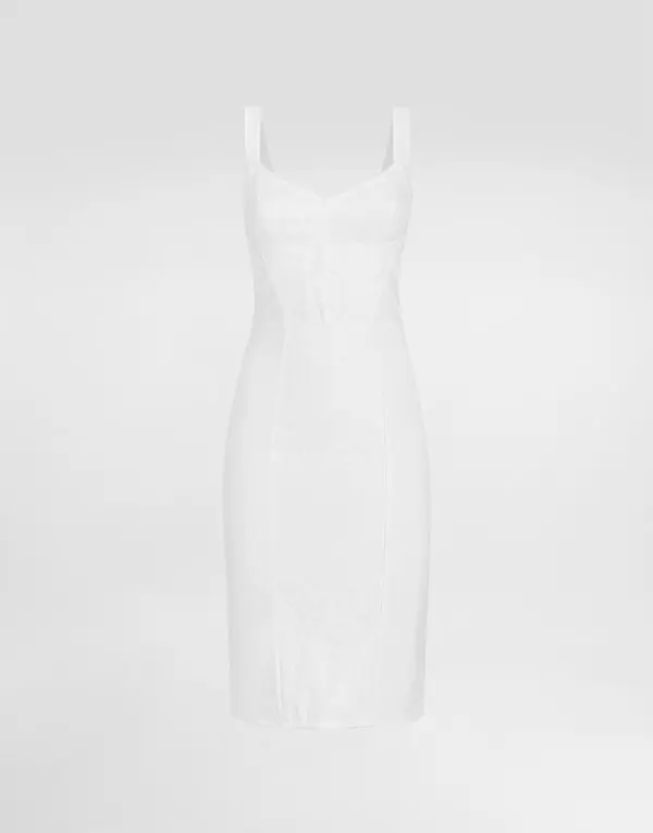 Dolce & Gabbana Corset Bustier Dress - White