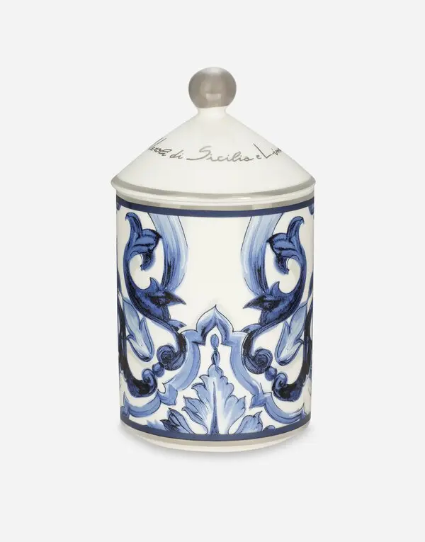 Dolce & Gabbana Porcelain Scented Candle – Sicilian Neroli And Lemon - Multicolor