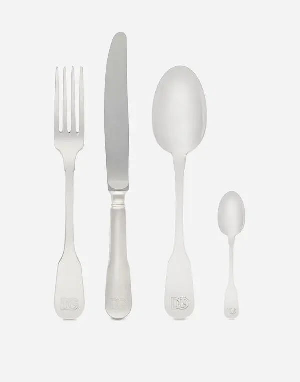Dolce & Gabbana 4-piece German Silver Flatware Set - Multicolor