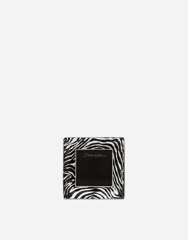 Dolce & Gabbana Set Of 3 Porcelain Trinket Trays With Zebra Motif