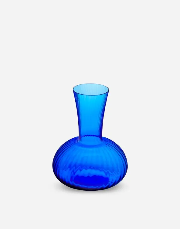 Dolce & Gabbana Murano Glass Wine Decanter With Rigadin Pattern