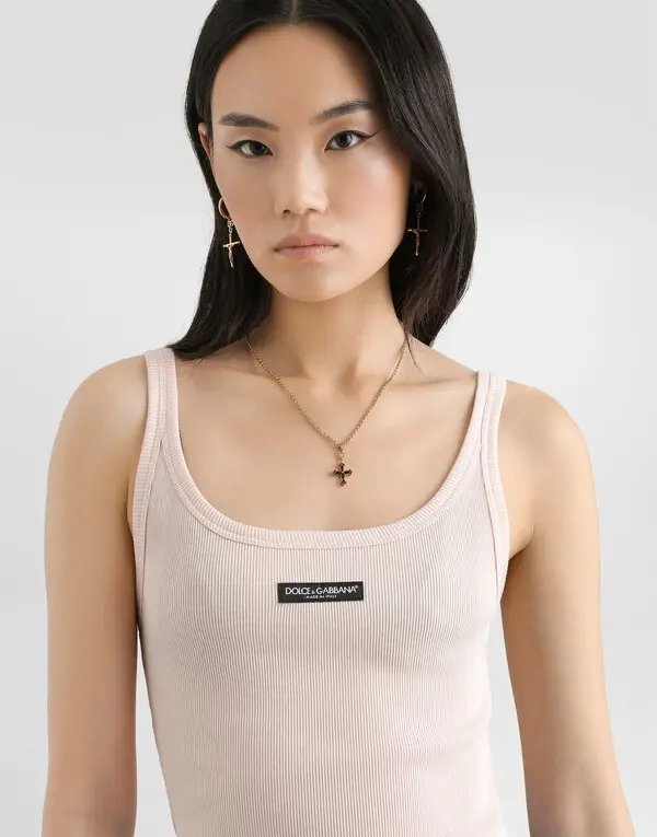 Dolce & Gabbana Ribbed Tank Top