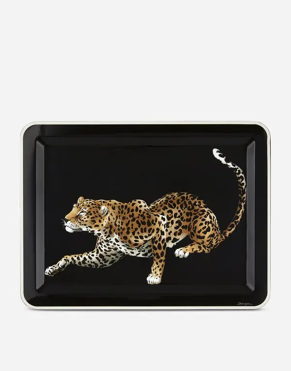 Dolce & Gabbana Wooden Tray Large - Multicolor